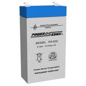 POWERSONIC PS-630 F1 6V 3.5 AH – Tri-State Battery Supply